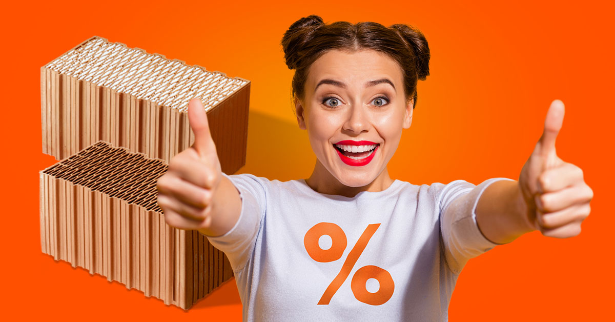 HELUZ predĺžil akciu na tehly za výhodné FIRST MINUTE ceny | Môjdom.sk